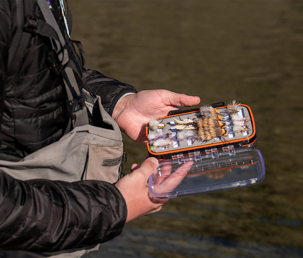 XXL Salmon - Salt Water - Steel Head Fly Box - Great Streamer Fly Fish ...