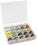 Set of 2 - Tidy Crafts Bobbin Boxes-Organize 25 Machine Bobbins Each I ...
